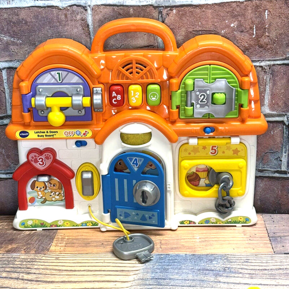 vtech | Toys | Vtech Latches Doors Busy Board Toddler Learning Toy Ages ...